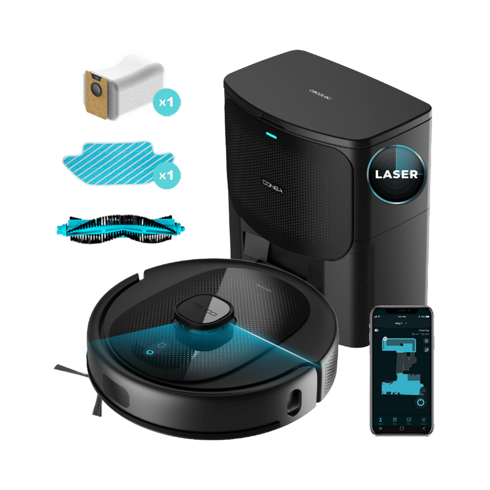 Robot Aspir. Cecotec Conga 7490 Immortal Home Gen. | Electrodomésticos ...